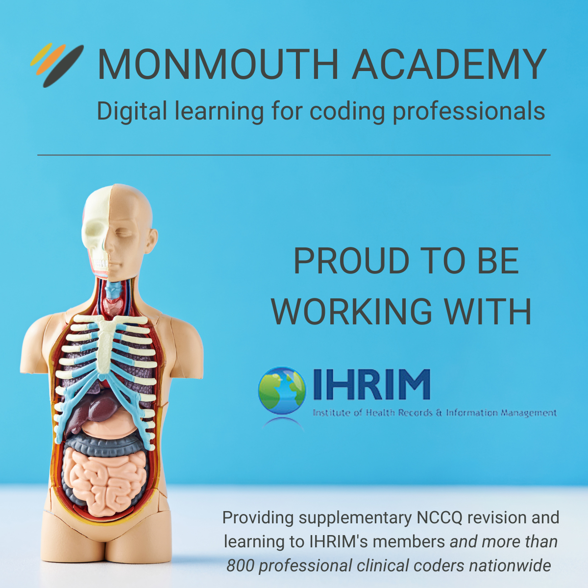 Monmouth academy is proud to announce it is working with IHRIM UK